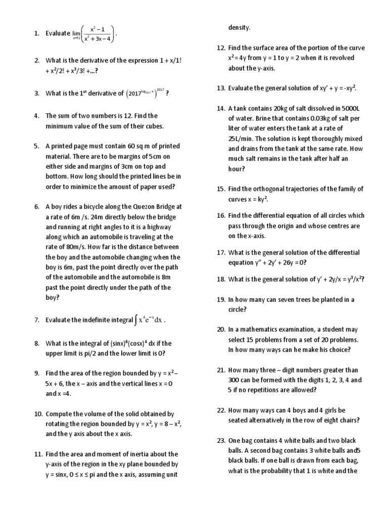 Practice Problem | Download Free PDF | Acceleration | Cartesian ...