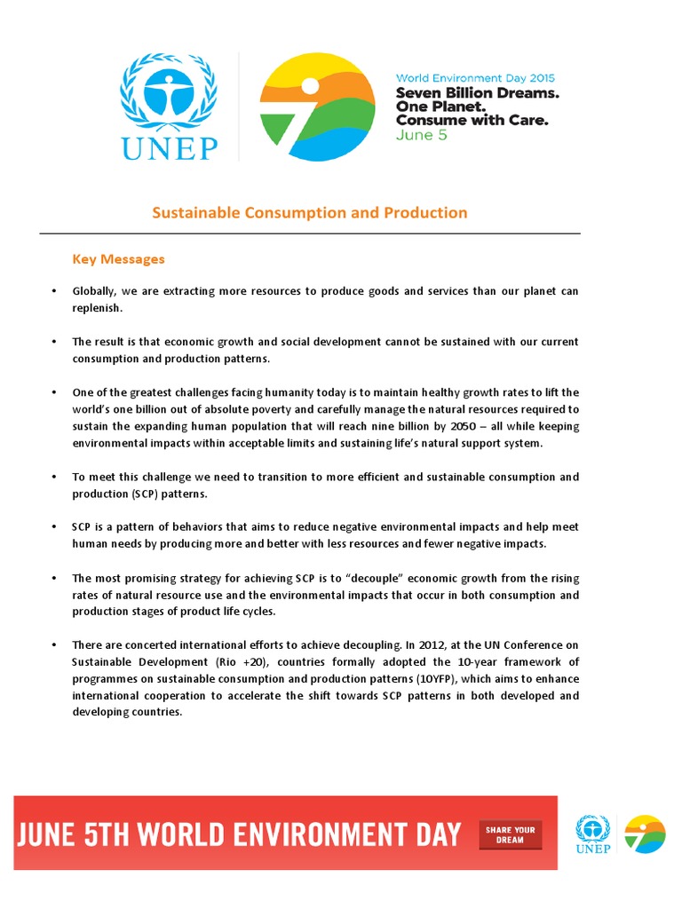 Media Fact Sheet SCP | PDF | Resource | Sustainability