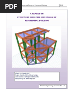 STRUCTURAL DESIGN Report | PDF | Structural Load | Bending
