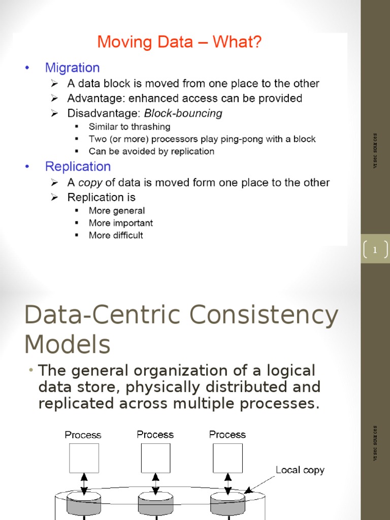 Distributed Systems PPT On Consistency and Transistions | PDF | Replication (Computing ...