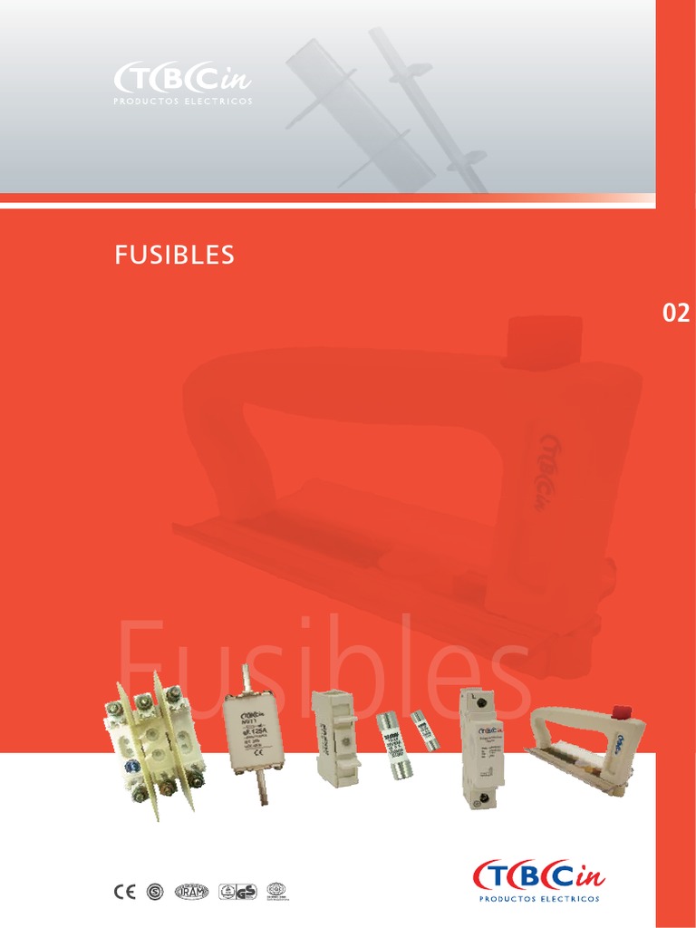 Catalogo Fusibles | PDF | Fusible (Eléctrico) | Electricidad