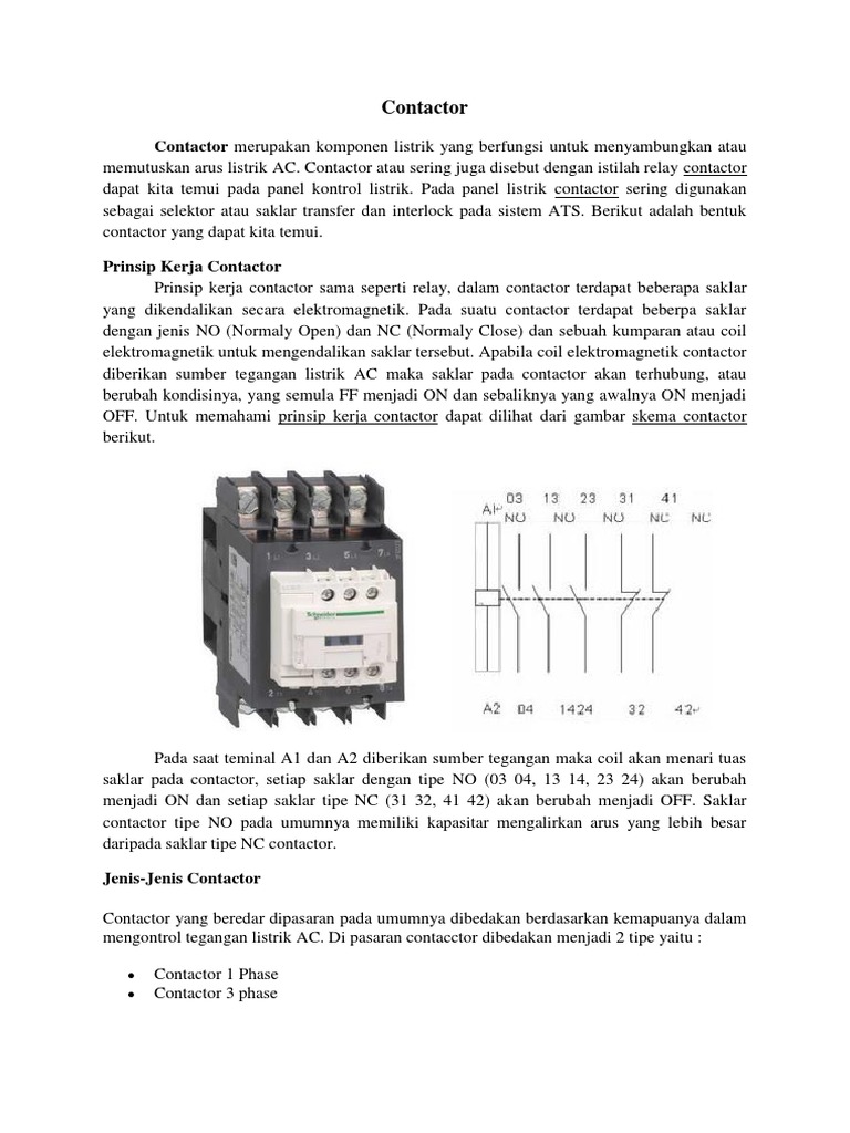Contactor | PDF