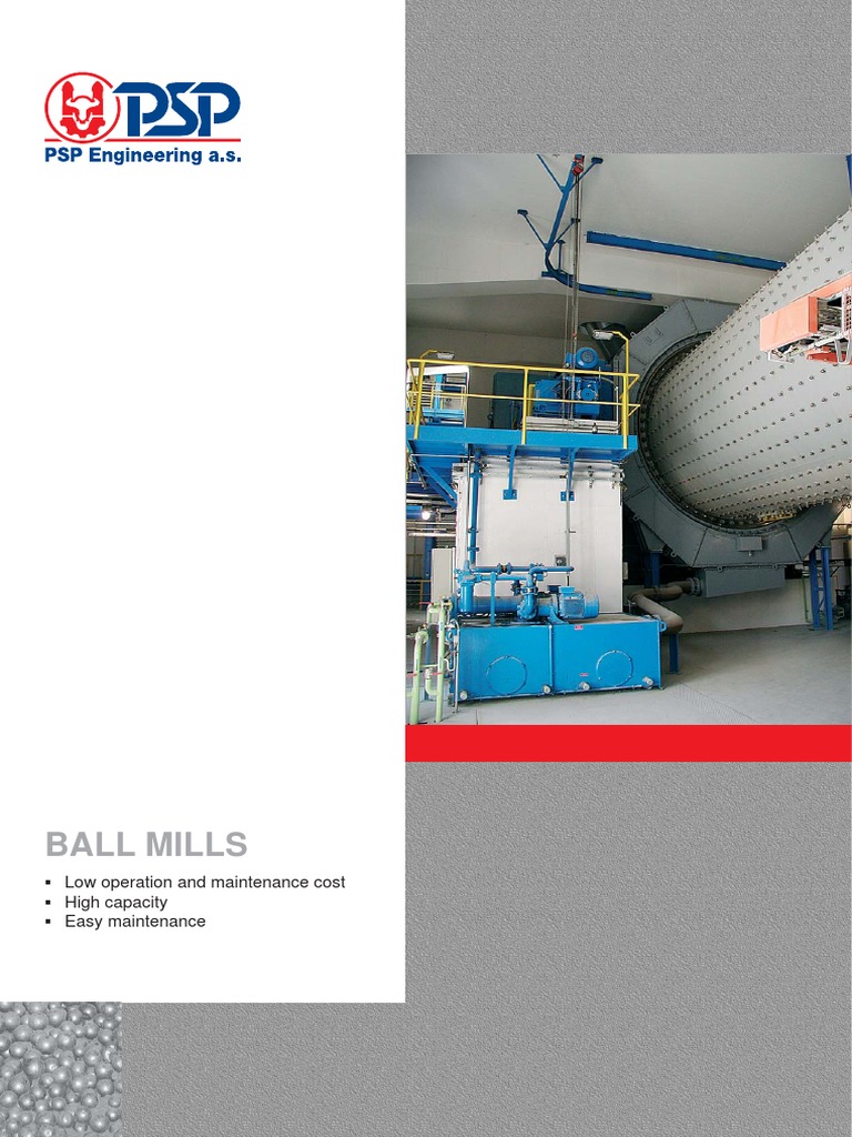 Ball-Mills en PDF | PDF | Mill (Grinding) | Cement