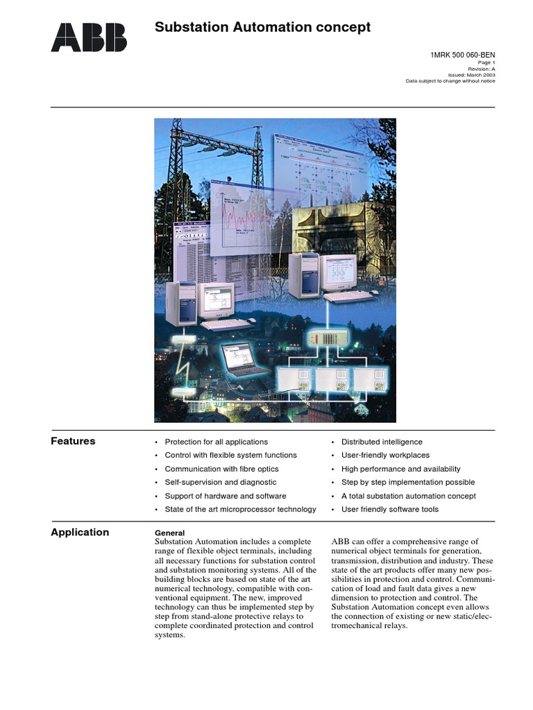 ABB Substation Automation Overview | PDF | Electrical Substation ...