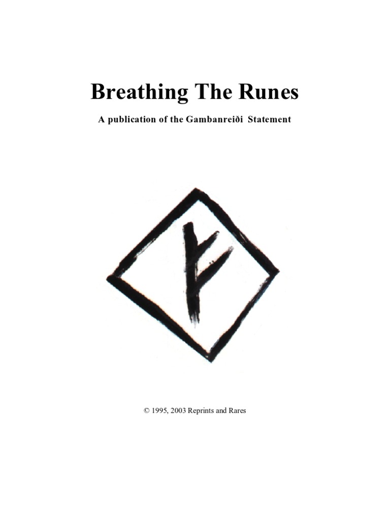 Asatru - Odin and Breathing The Runes | PDF | Heathenry (New Religious ...