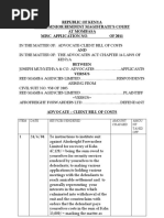 Bill of Costs | PDF | Common Law | Payments