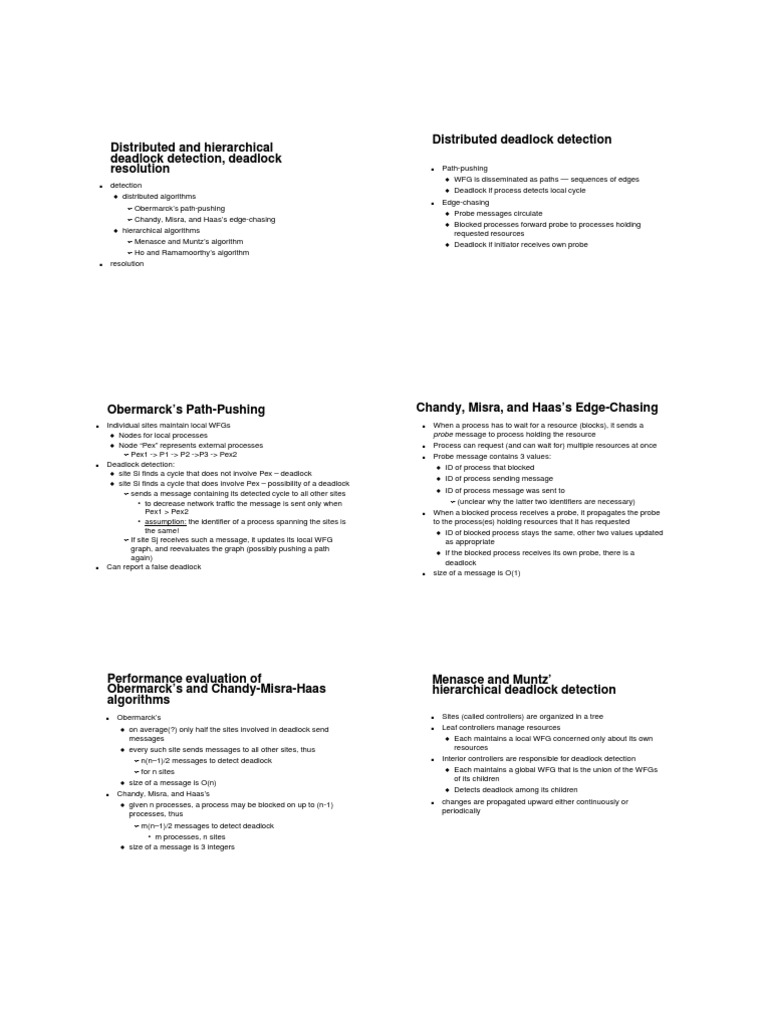 L 12 Deadlocks 2 | PDF | Algorithms And Data Structures | Computer Programming