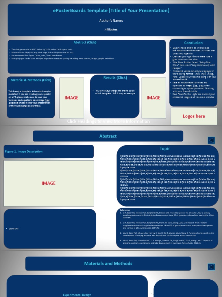 ePB Hyperlink Slides Template 6 | PDF | Microsoft Power Point | Video