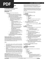 Local Government Code Reviewer | PDF | Nuisance | Devolution