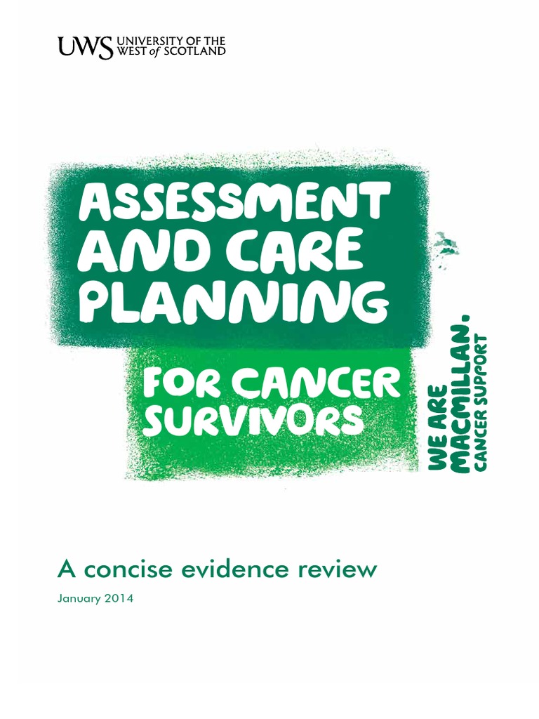 Cancer Survivors Care Planning Review | PDF | Cancer Survivor | Cancer
