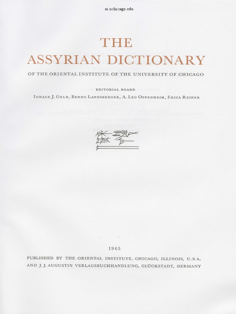 The Assyrian Dictionary PDF | PDF | Babylon | Mesopotamia