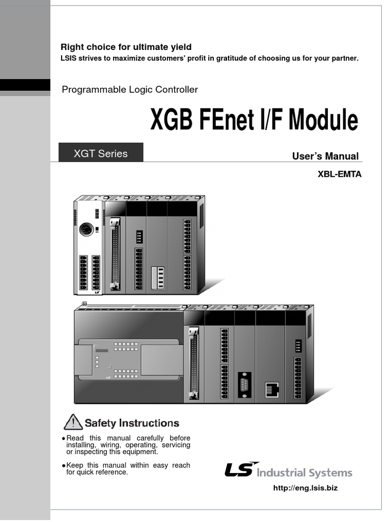 XGB (Xbl-Emta) Ethernet Users Manual v1.2 | PDF | Coaxial Cable ...