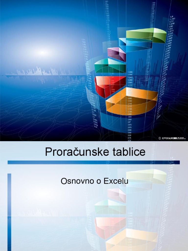 Excel 2007 Prezentacija 1 Osnovno o Excelu | PDF