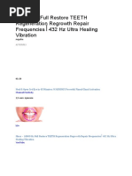 Full Brainwave Frequencies Table | PDF | Neural Oscillation | Trance