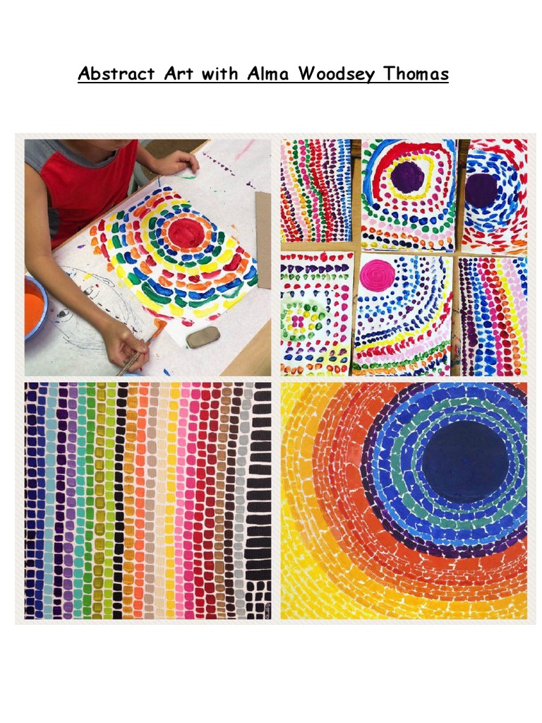 Abstract Art With Alma Woodsey Thomas | PDF