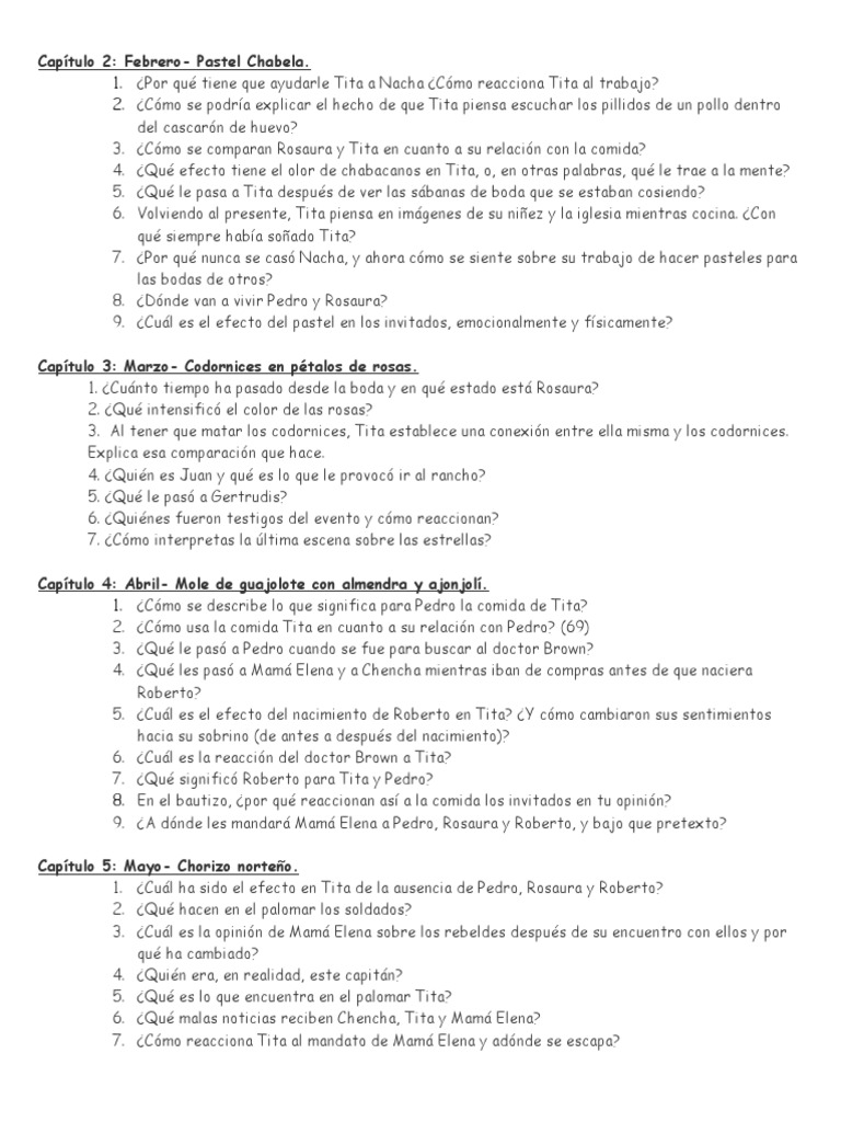 Análisis de "Como Agua para Chocolate" | PDF | Ocio