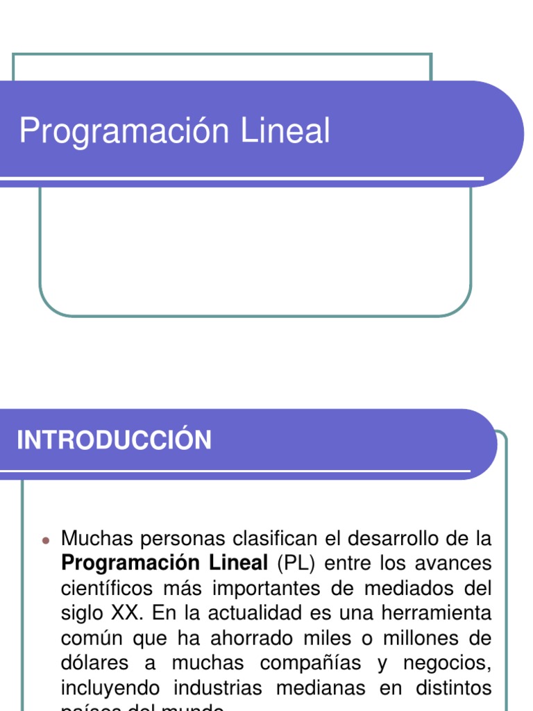 Clase 2 | PDF | Programación lineal | Enseñanza de matemática