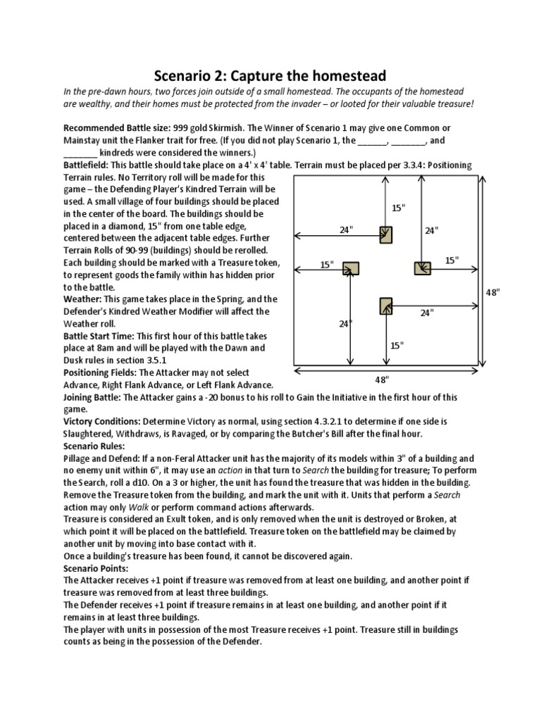 Scenario3 HorseThieves | PDF | Flanking Maneuver | Military