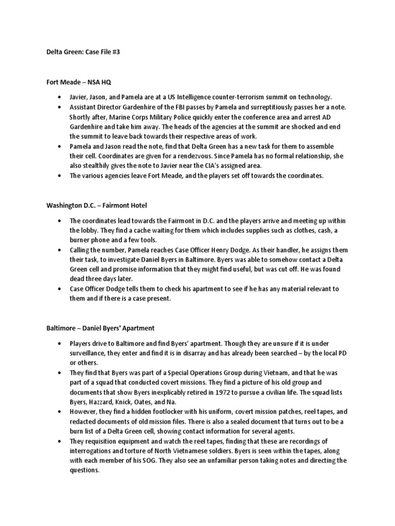 Case File #3 | PDF | Central Intelligence Agency | National Security Agency