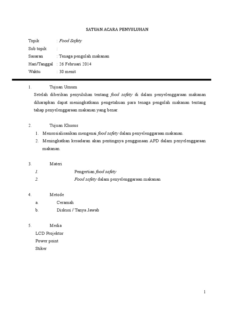 SAP Food Safety | PDF