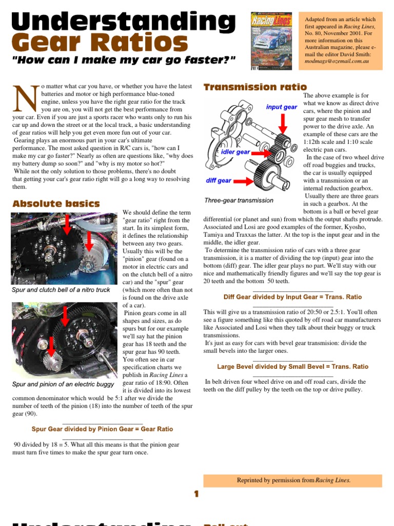 Gear Ratios | PDF