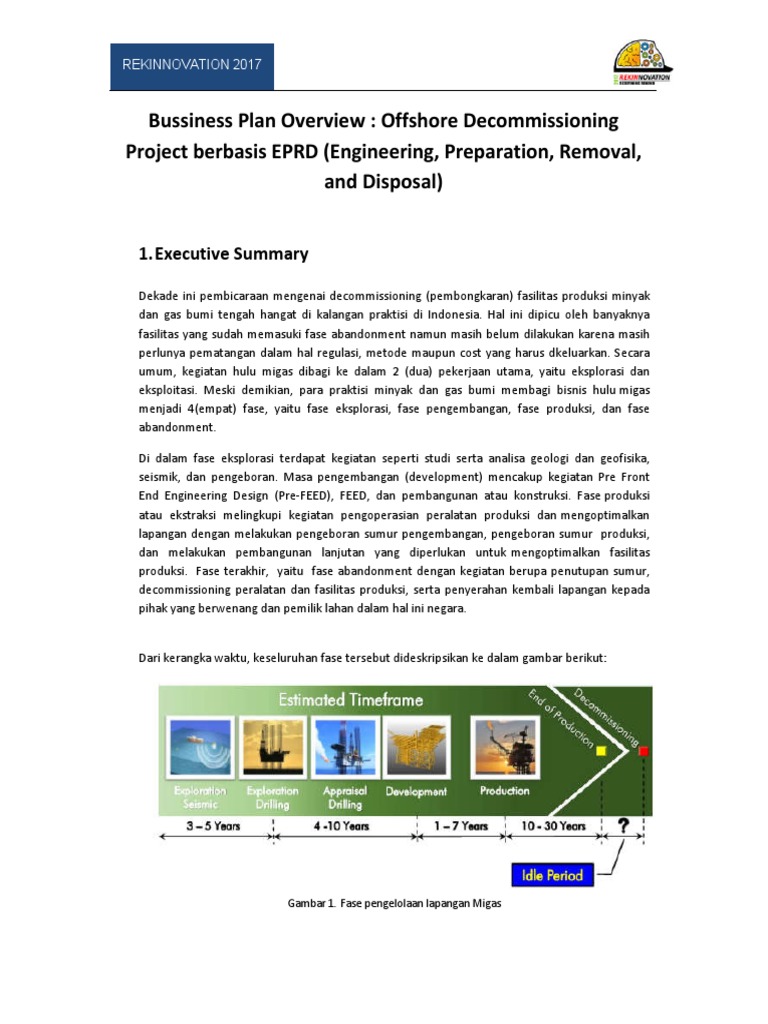 Offshore Decommissioning Project Berbasis EPRD (Engineering ...
