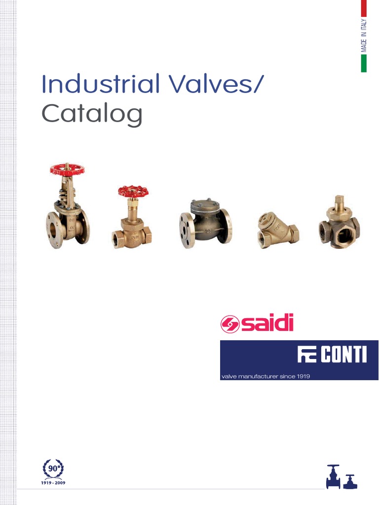 CONTI Industrial Valves Catalog | PDF | Valve | Screw