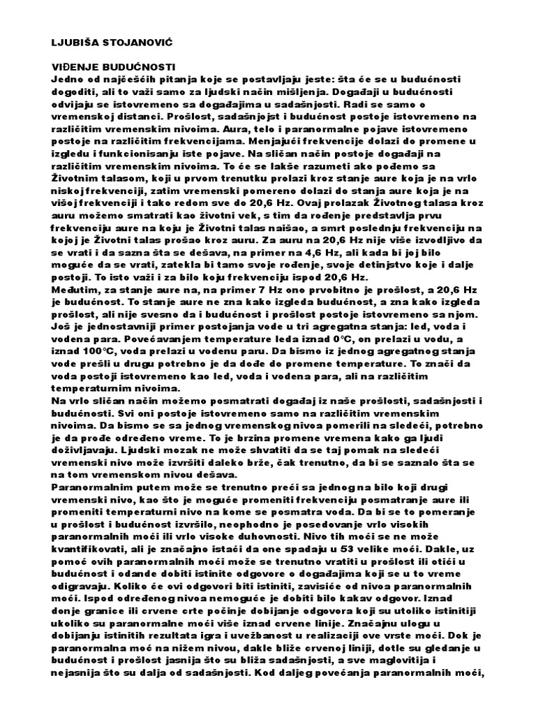 LJUBISA STOJANOVIC Materijal1 | PDF