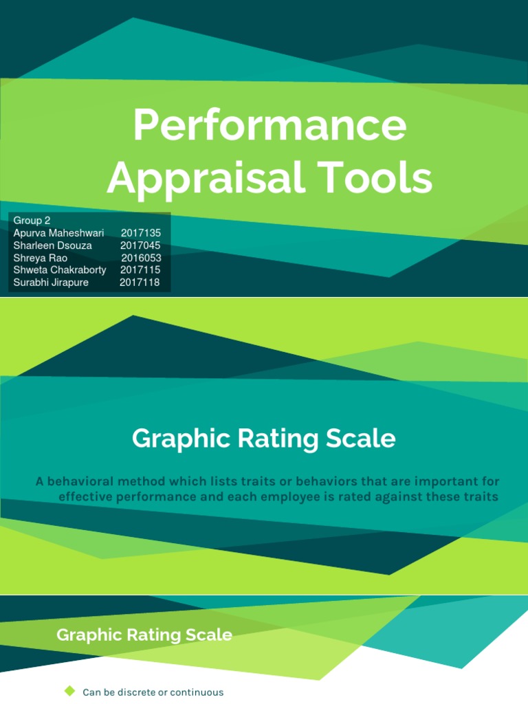 Graphic Rating Scale And Checklist Download Free Pdf Performance Appraisal Applied Psychology