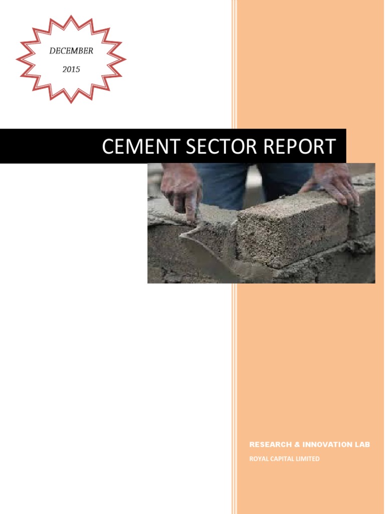 Bangladesh Cement Sector Analysis 2015 | PDF | Bangladesh | Cement