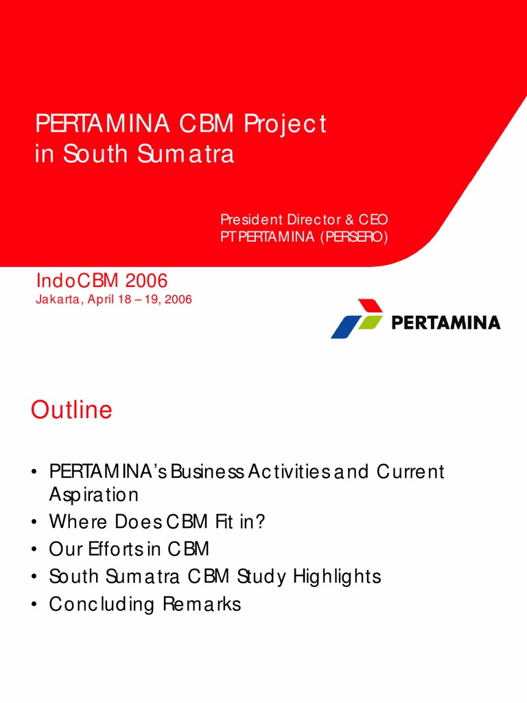 14 Pertamina CBM Project in South Sumatra | PDF | Fuel Production ...
