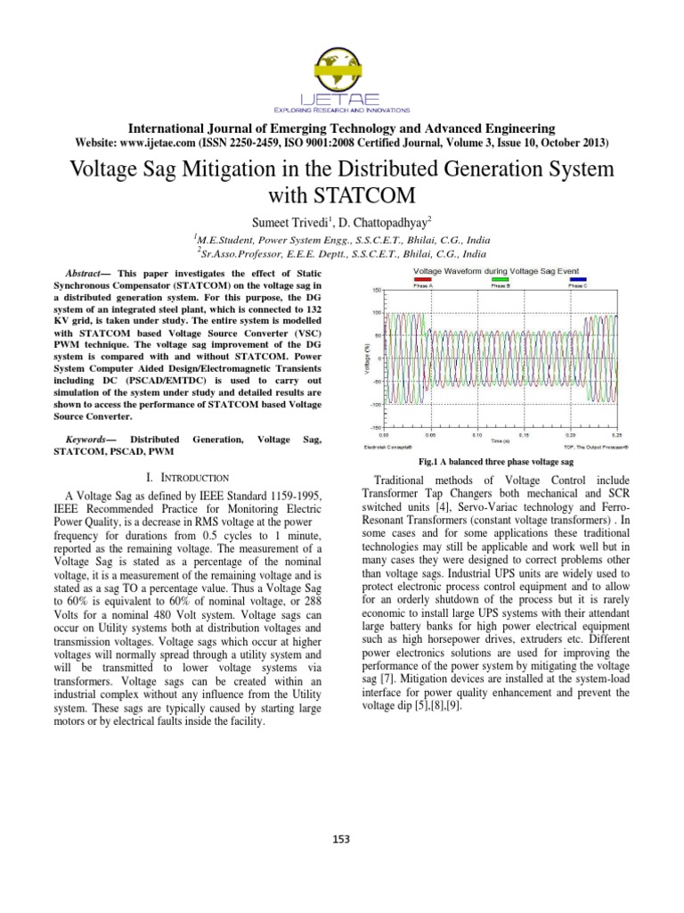 Voltage Sag Atau Tegangan PDF | PDF | Power Electronics | Capacitor
