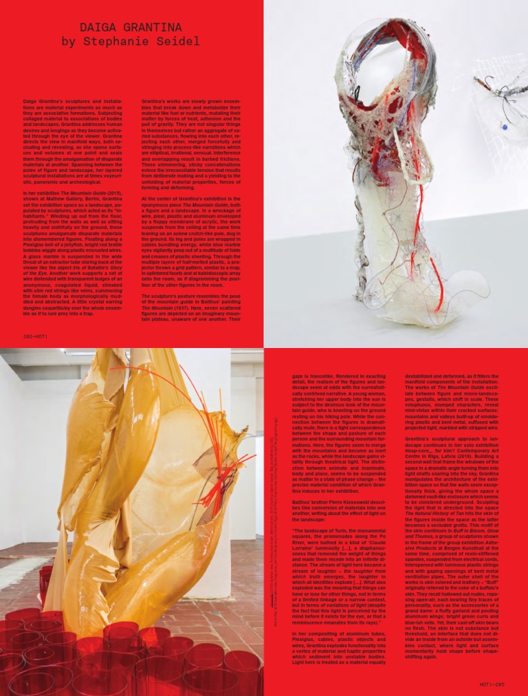 Daiga Grantina by Stephanie Seidel: of The Eye. Another Work Supports A ...