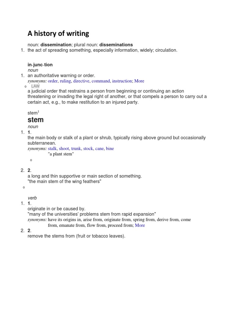 Word Definitions | PDF