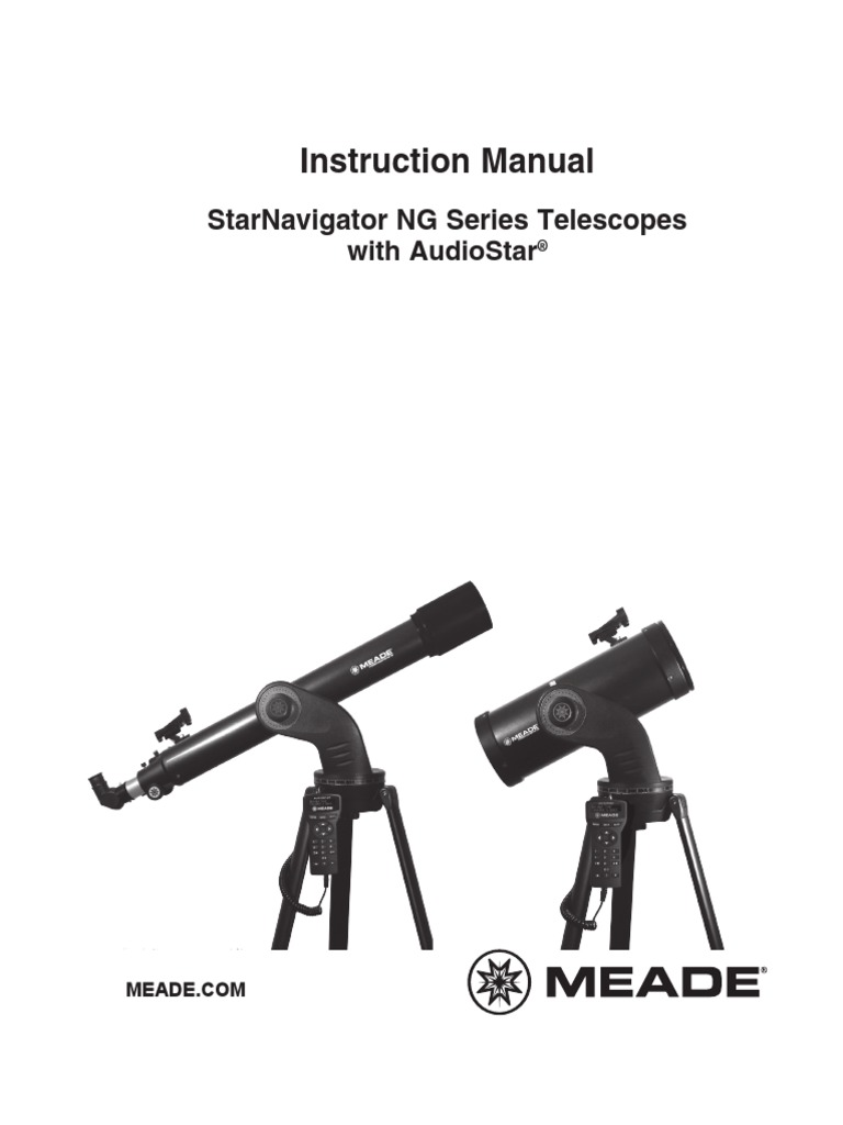 Instruction Manual: Starnavigator NG Series Telescopes | PDF | Lens ...