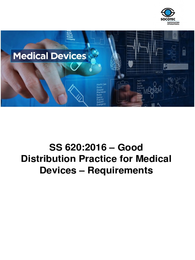SS 620:2016 Good Distribution Practices | PDF | Medical Device | Business