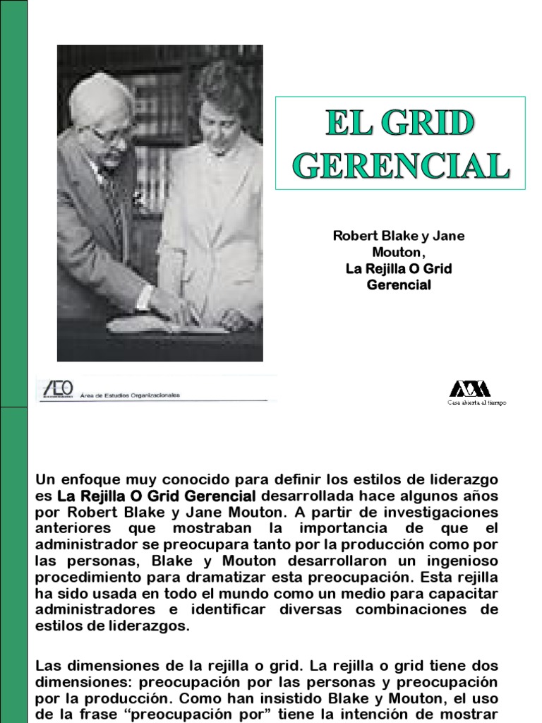Grid Gerencial PP - PPTX 2 | PDF | Conceptos psicologicos | Cognición