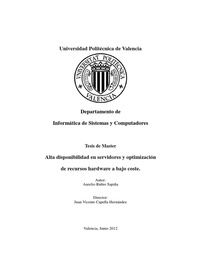 Balanceo de Carga y Alta Disponibilidad en Servidores | PDF ... Balanceo de Carga y Alta Disponibilidad en Servidores | PDF ...
