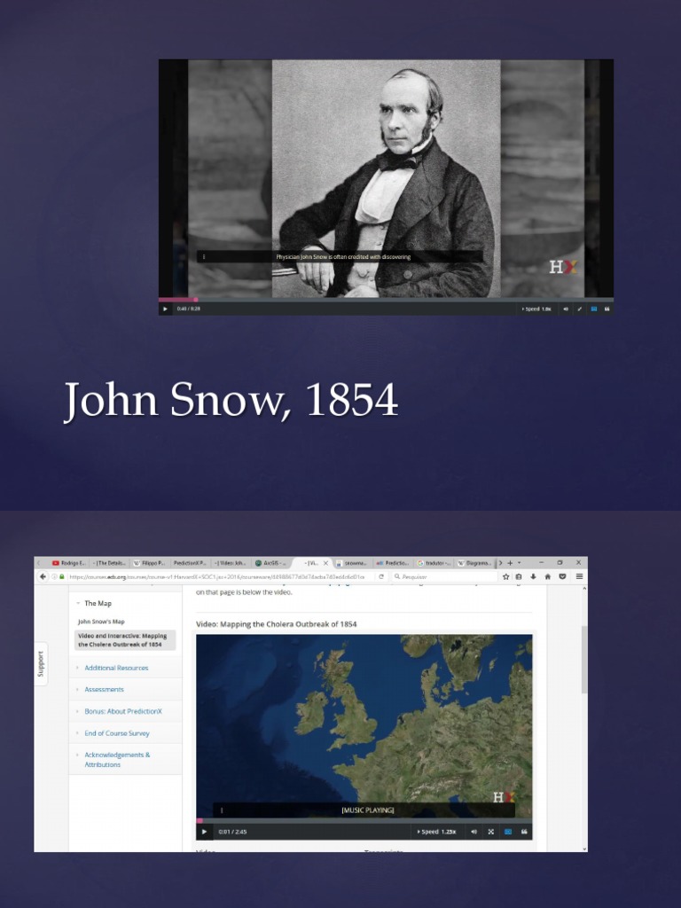 John Snow's 1854 cholera epidemic study in London | PDF