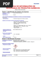 FISPQ - Tintas WEG | PDF | Embalagem e rotulagem | Solubilidade