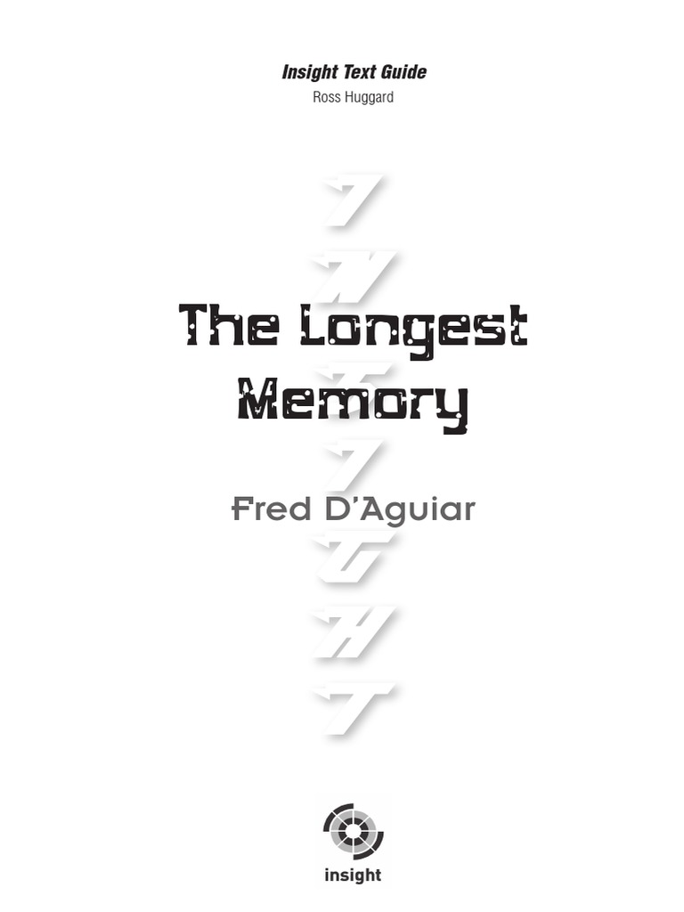 TG The Longest Memory 10 Pages | PDF | Literacy | Slavery