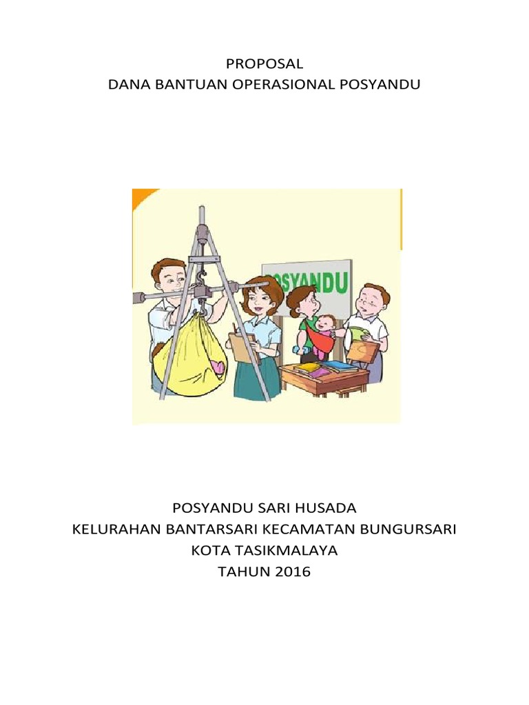 Proposal Posyandu | PDF