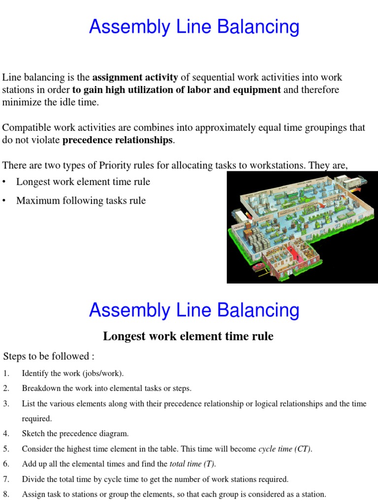 Chapter 8 - Assembly Line Balancing | PDF | Applied Mathematics | Teaching Mathematics
