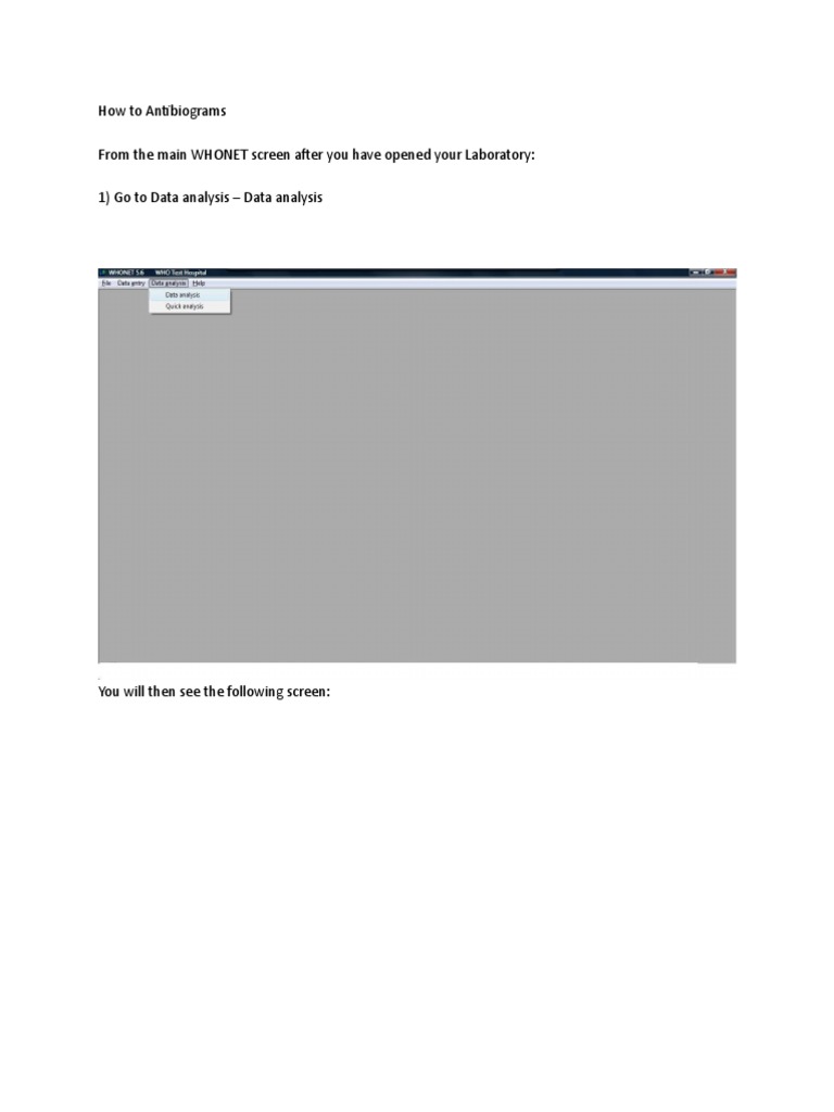 How To Antibiograms | PDF | Microsoft Excel | System Software
