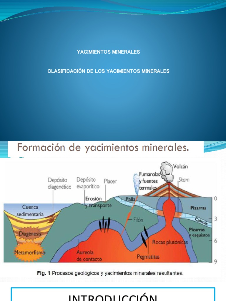 Formación de Yacimientos Minerales | PDF | Minerales | Magma