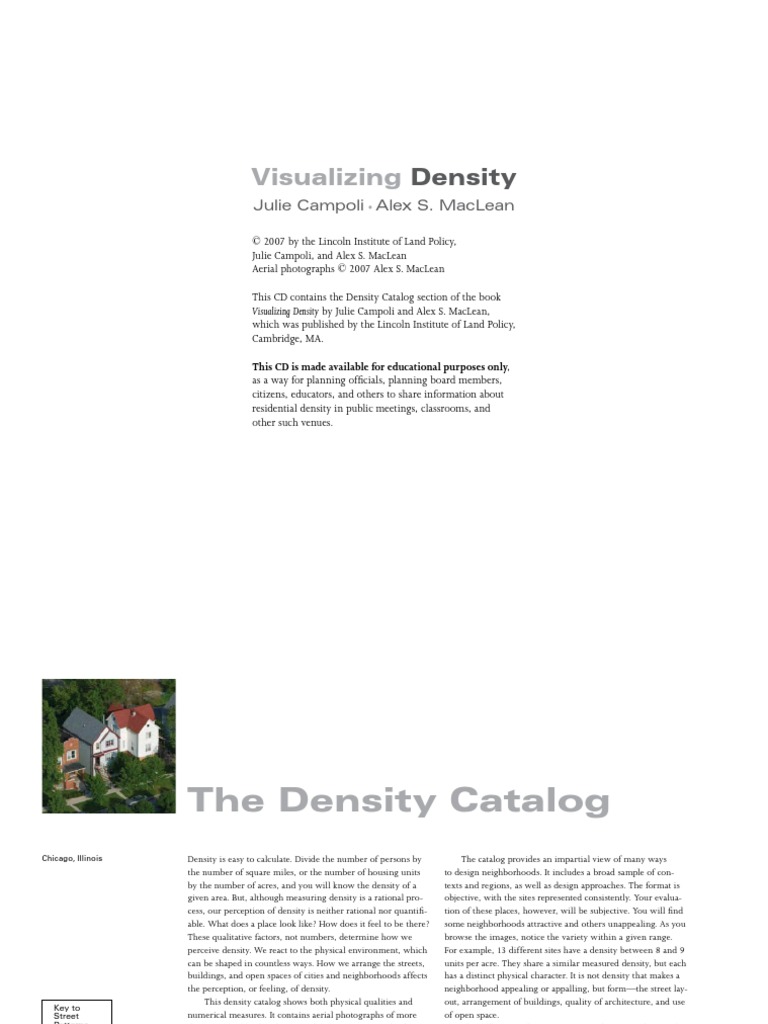 Visualizing Density Catalogue | PDF | Perception | Design