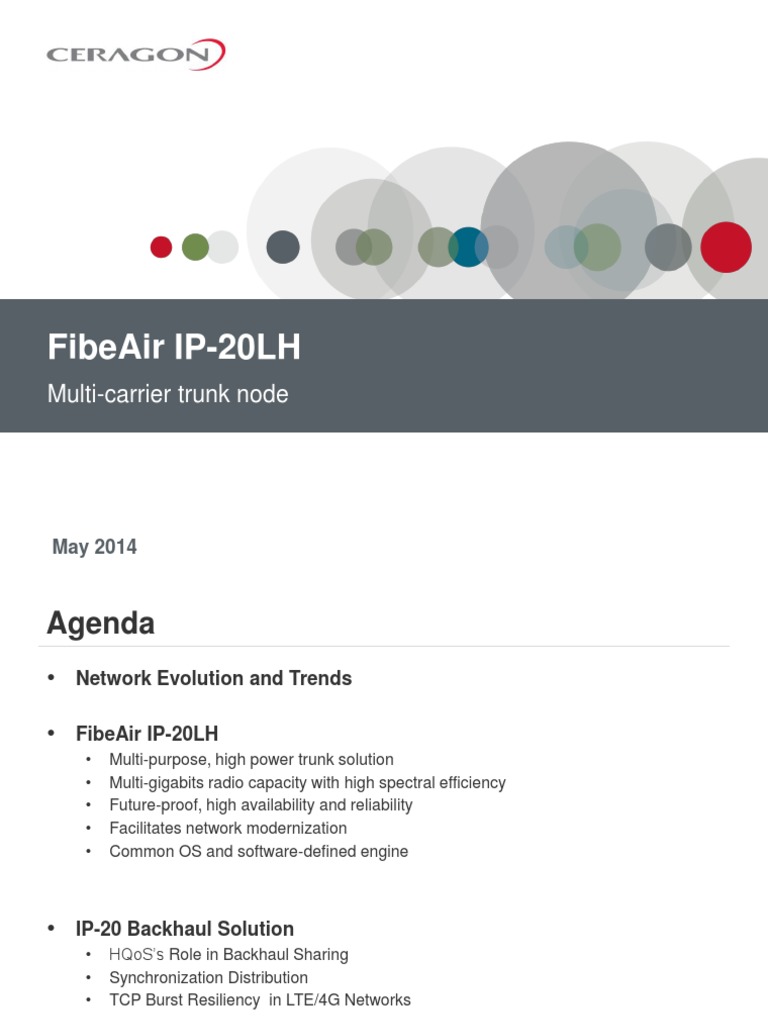 Ceragon - Ip20 | PDF | Multiprotocol Label Switching | Networking