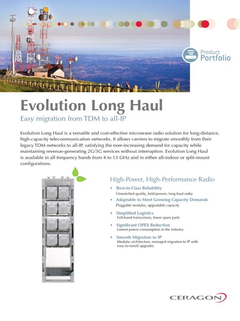 Ceragon - Brochure Evolution LH | PDF | Telecommunication | Computer ...
