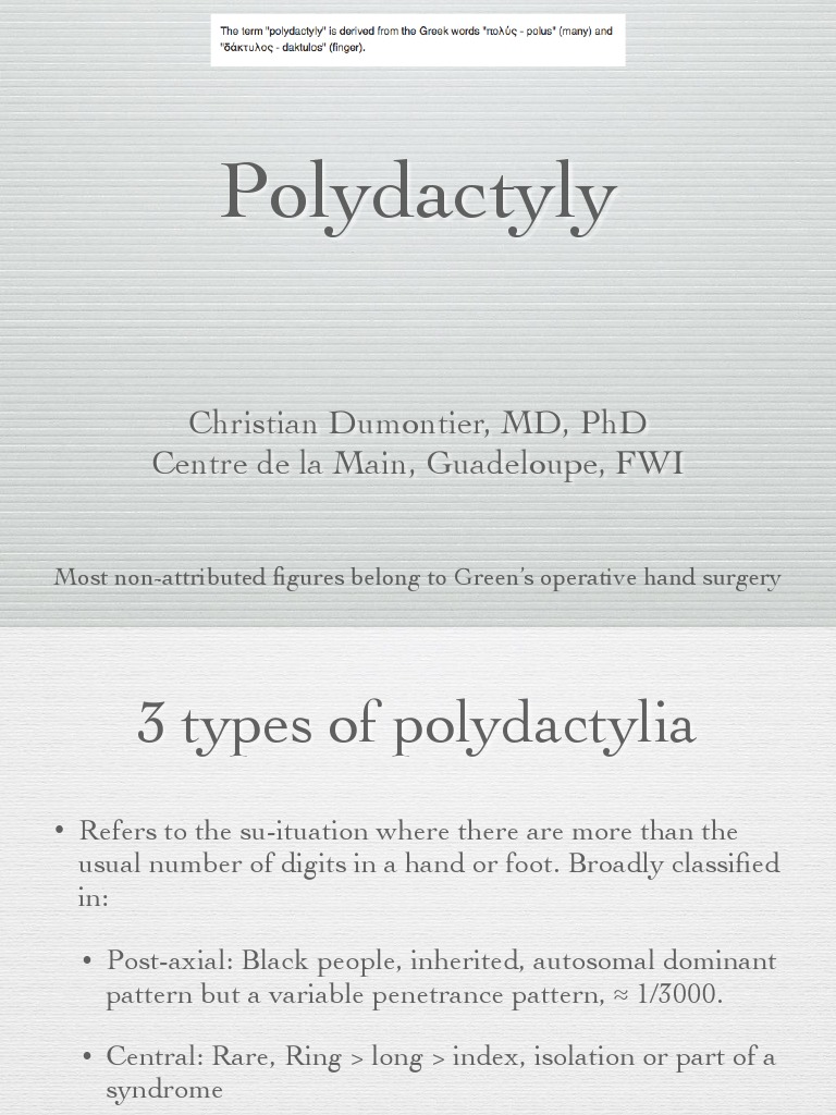 Polydactyly | Thumb | Limbs (Anatomy)