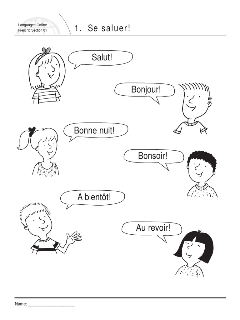 1-Se Saluer PDF | PDF | Évolution de carrière | Arts du langage et ...